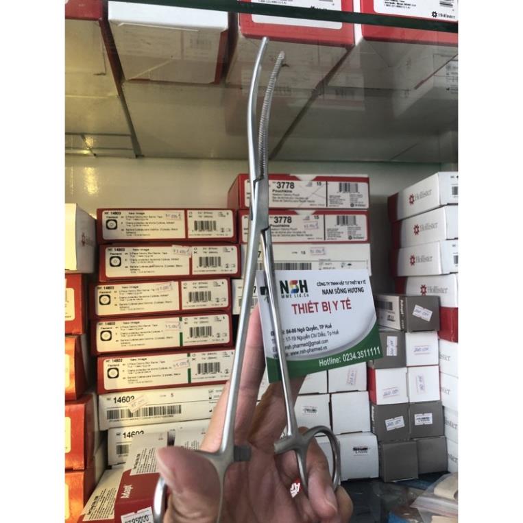 Pen (kẹp kelly forcep) cong không mấu 12, 14, 16, 18, 20, 23, 24cm Panh ...