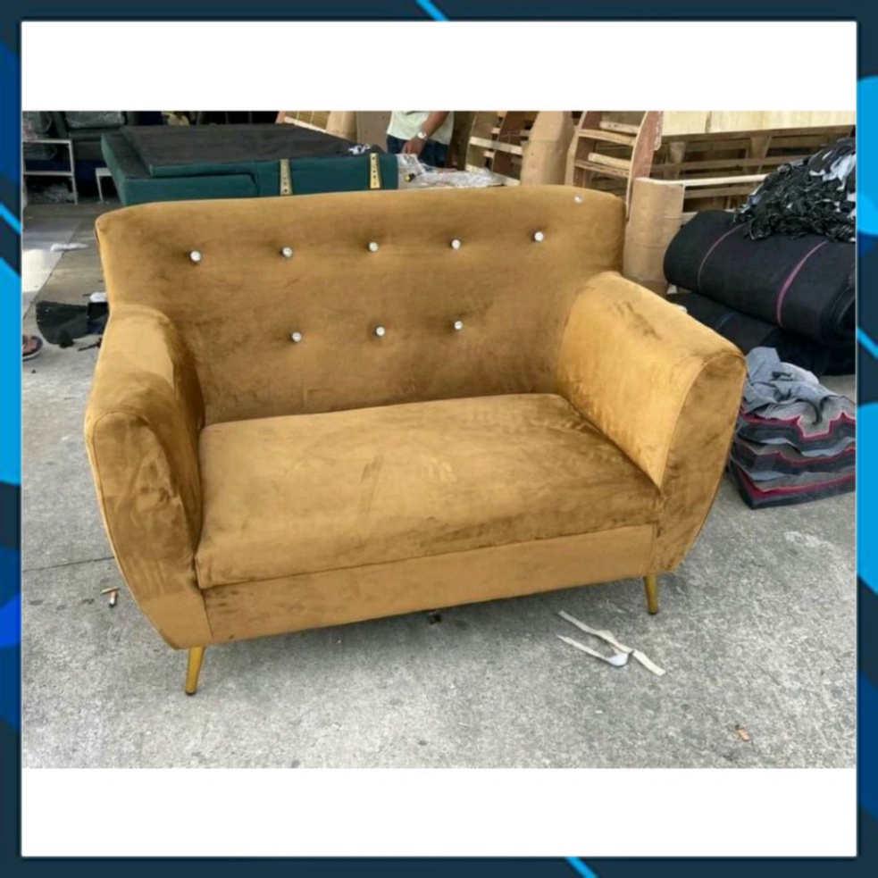 Ghế sofa đơn, sofa mini decor phòng 1m20 (tặng kèm 2 gối ôm) - hàng tối ...