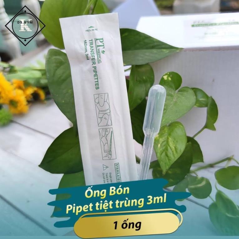 ️ (Lẻ 1 chiếc) Ống bón sữa tiệt trùng, ống nhỏ giọt pipet 3ml, 1ml tiệt trùng, Ống hút Bón Sữa ...