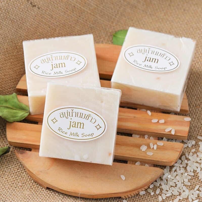 Xà Phòng Cám Gạo Thái Lan JAM RICE MILK SOAP 65gr | Shopee Việt Nam
