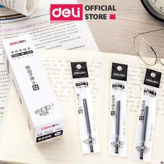 [Combo 10 cây] Ruột bút gel Deli 0.5mm dùng cho bút bi nước A575 mã S206 | Shopee Việt Nam