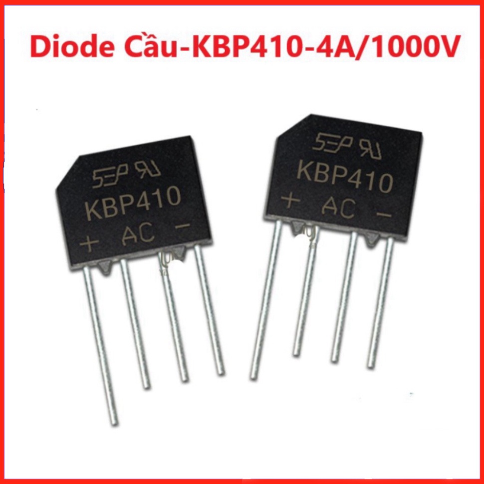 Diode Cầu Chỉnh Lưu 1A, 2A, 3A, 4A, 8A, 10A 1000V Dip 4 Chân cắm, DB107 ...