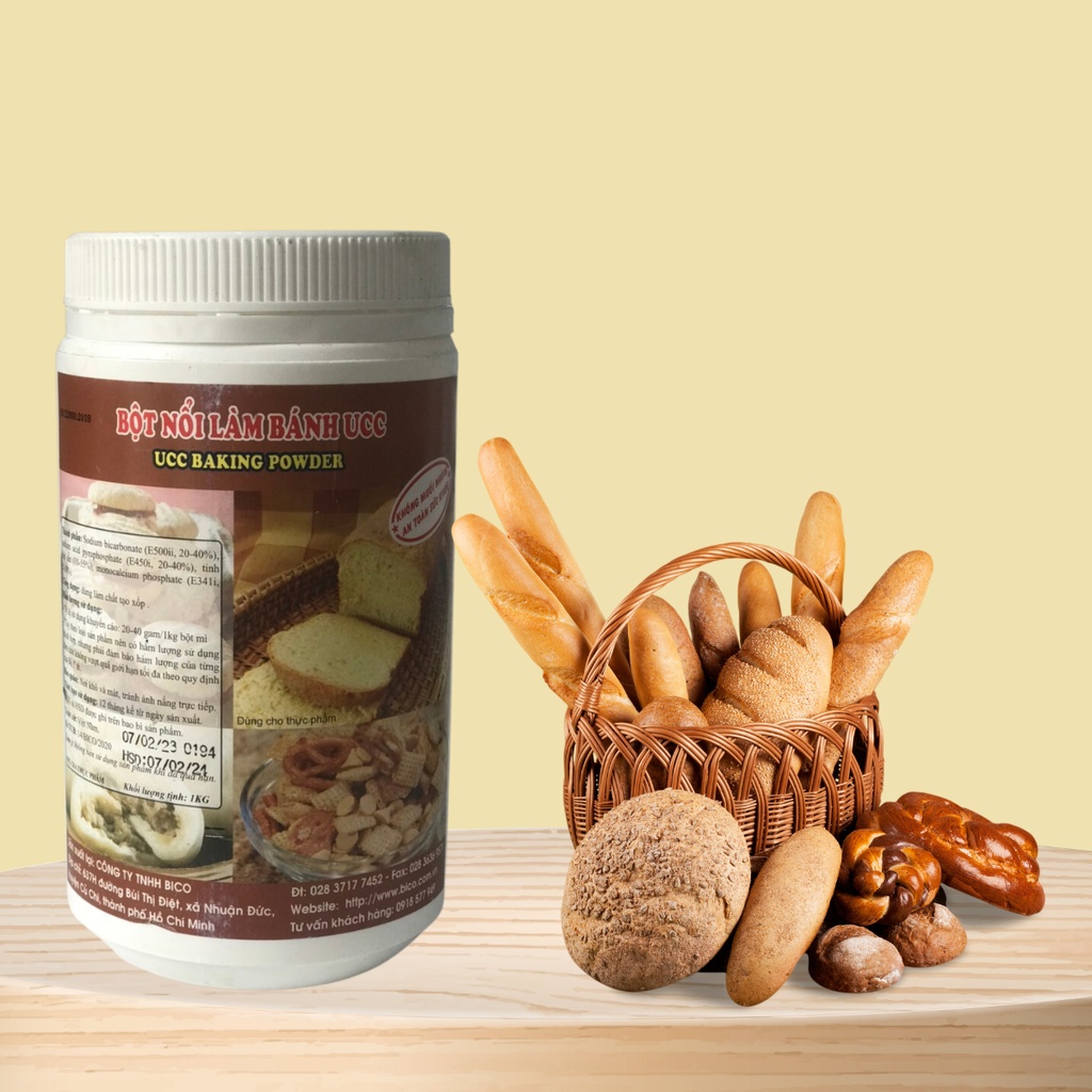 [Sỉ-Lẻ] BỘT NỔI LÀM BÁNH UCC BICO (HỘP 1KG) | Shopee Việt Nam