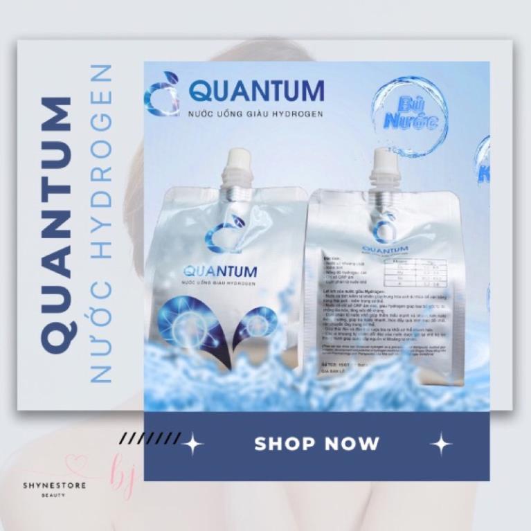 [ Chính Hãng ] 10 Túi Nước Uống Giàu Hydrogen Quantum/ 1 túi 330ml ...