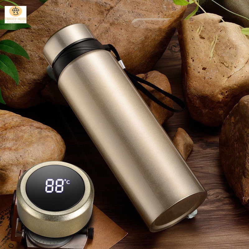 Bình Giữ Nhiệt REMIZI Bình Đựng Nước inox 304 600ml-1000ml BTC04 CÓ HIỆN NHIỆT | Shopee Việt Nam