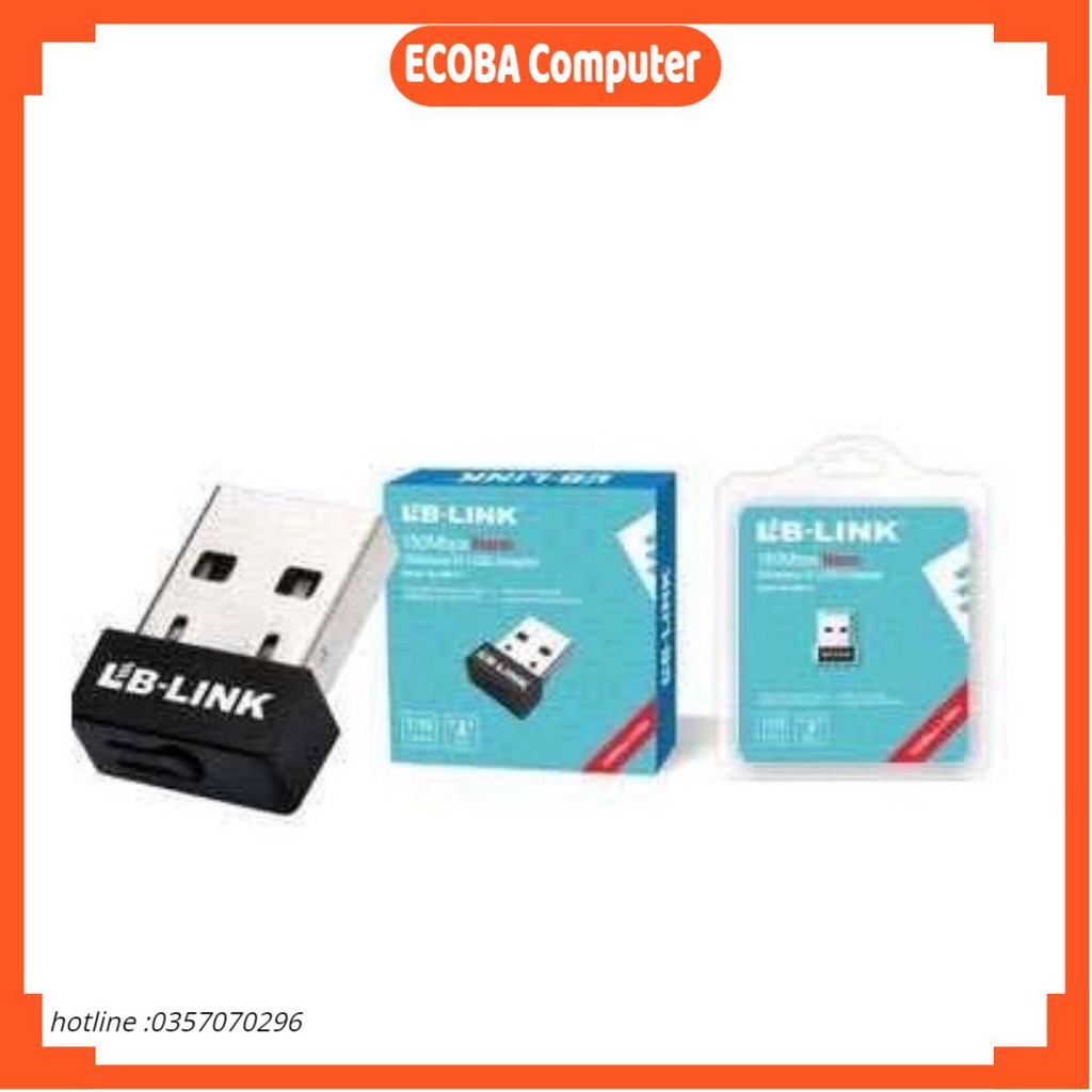 Bộ USB thu wifi LB-Link 151Mbps -155Mbps- 802I có râu tăng tốc độ wifi ...