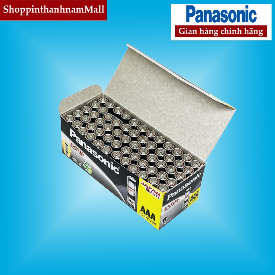 Hộp 60 Viên Pin AAA Panasonic R03NT/2S Đũa Đen Chính Hãng | Shopee Việt Nam
