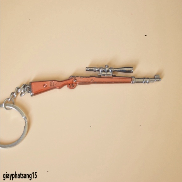 Móc khoá PUBG mô hình súng AWM AKM K98 AK M416 M249 M16A4 đột kích ...