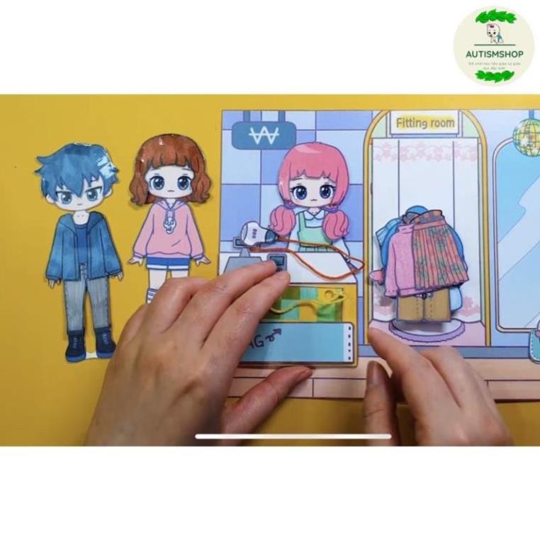 Búp bê giấy [Yêu thích] Búp bê giấy cửa hàng quần áo của Gripipi Búp bê ...