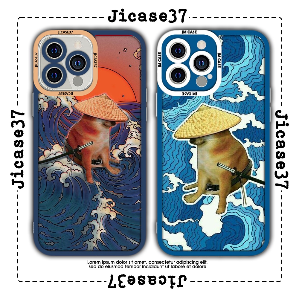 Ốp lưng iphone cạnh vuông JMCase Cheems Kiếm Sĩ Meme Cheems Dodge ...