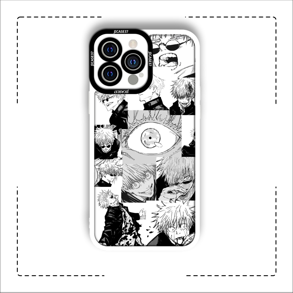 Ốp lưng iphone cạnh vuông JM Case Anime Gojo Satoru 6plus/6s/6splus/7 ...