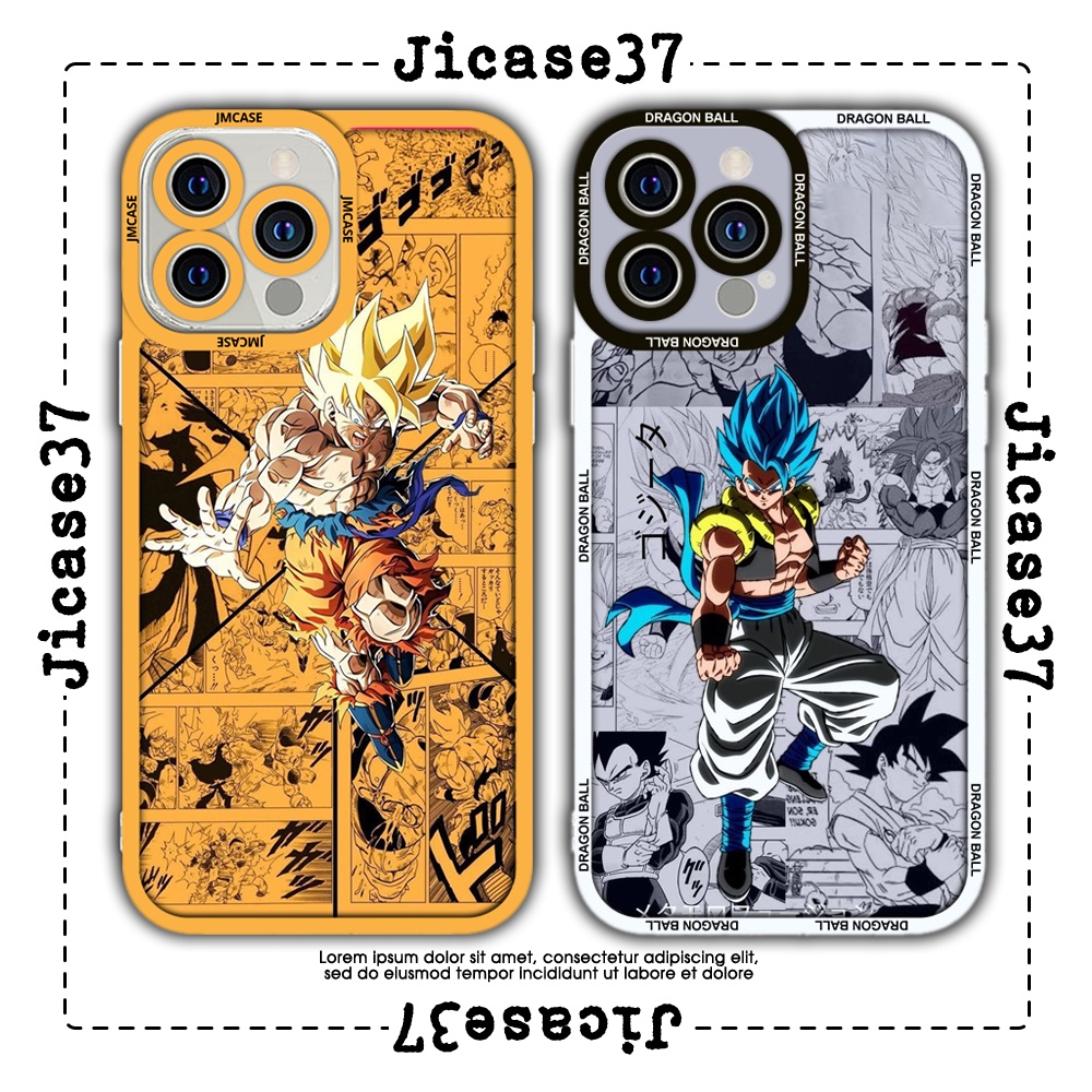 Ốp lưng iphone cạnh vuông JM Case Gogeta Dragon Ball 6plus/6s/6splus/7 ...
