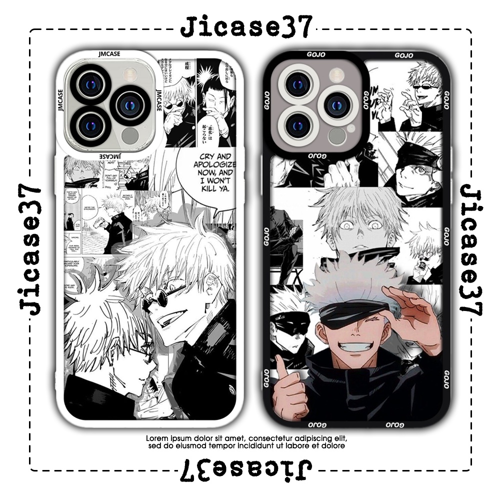 Ốp lưng iphone cạnh vuông JM CASE Gojo anime JujutsKaisen 6plus/6s ...