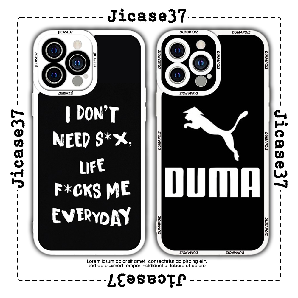 Ốp lưng iphone cạnh vuông JM Case Puma hài hước 6plus/6s/6splus/7/7plus ...