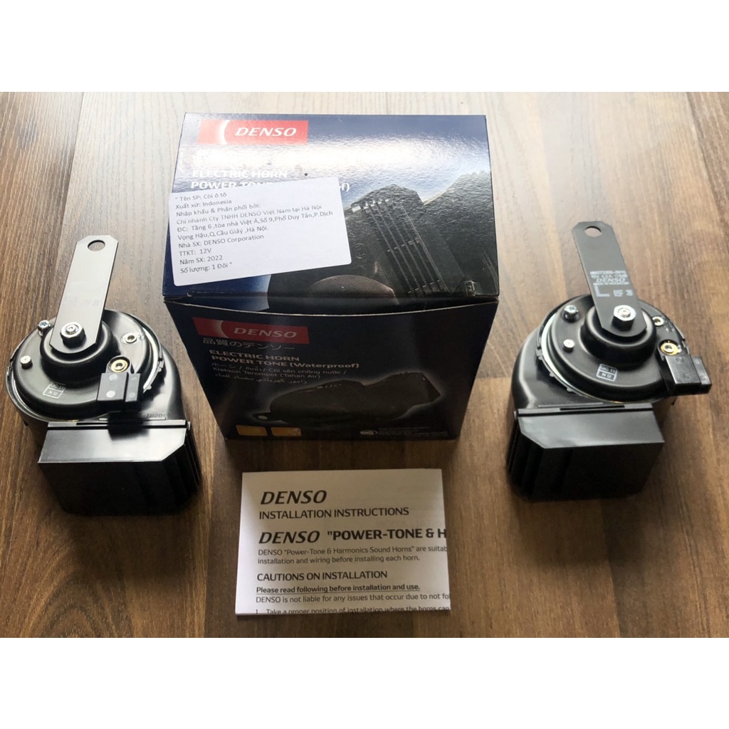 Còi sên Denso 12v 1 giắc chống nước (HM273000-0410) chính hãng cho ...