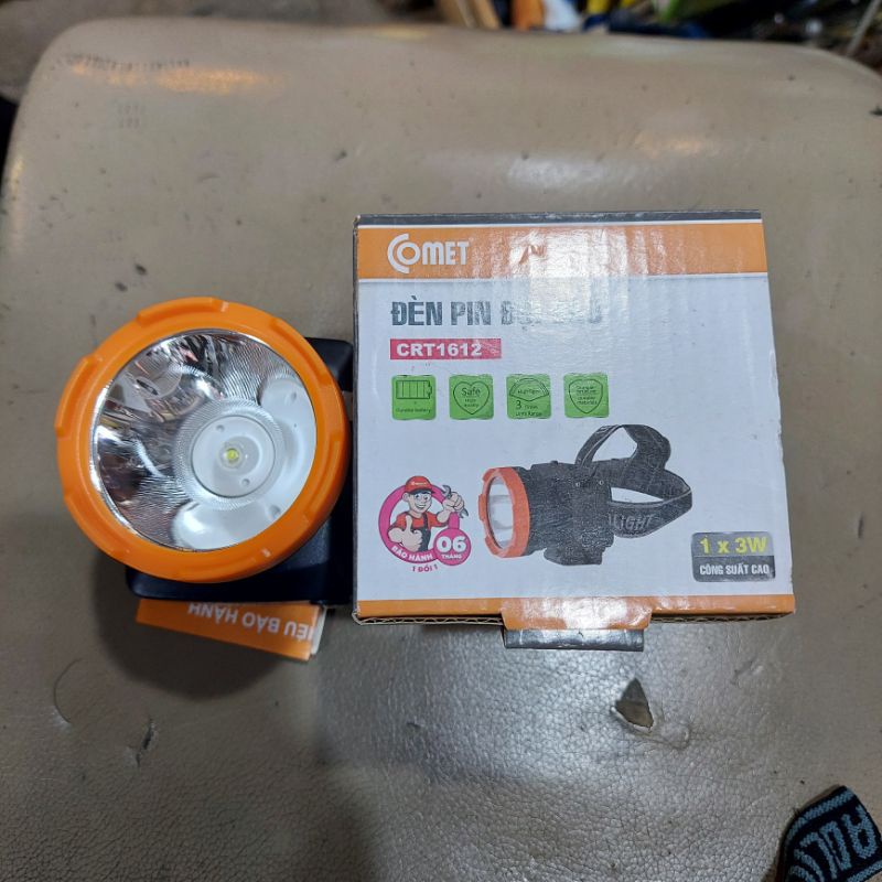 Đèn đội đầu CoMet chính hãng CRT 1612 | Shopee Việt Nam