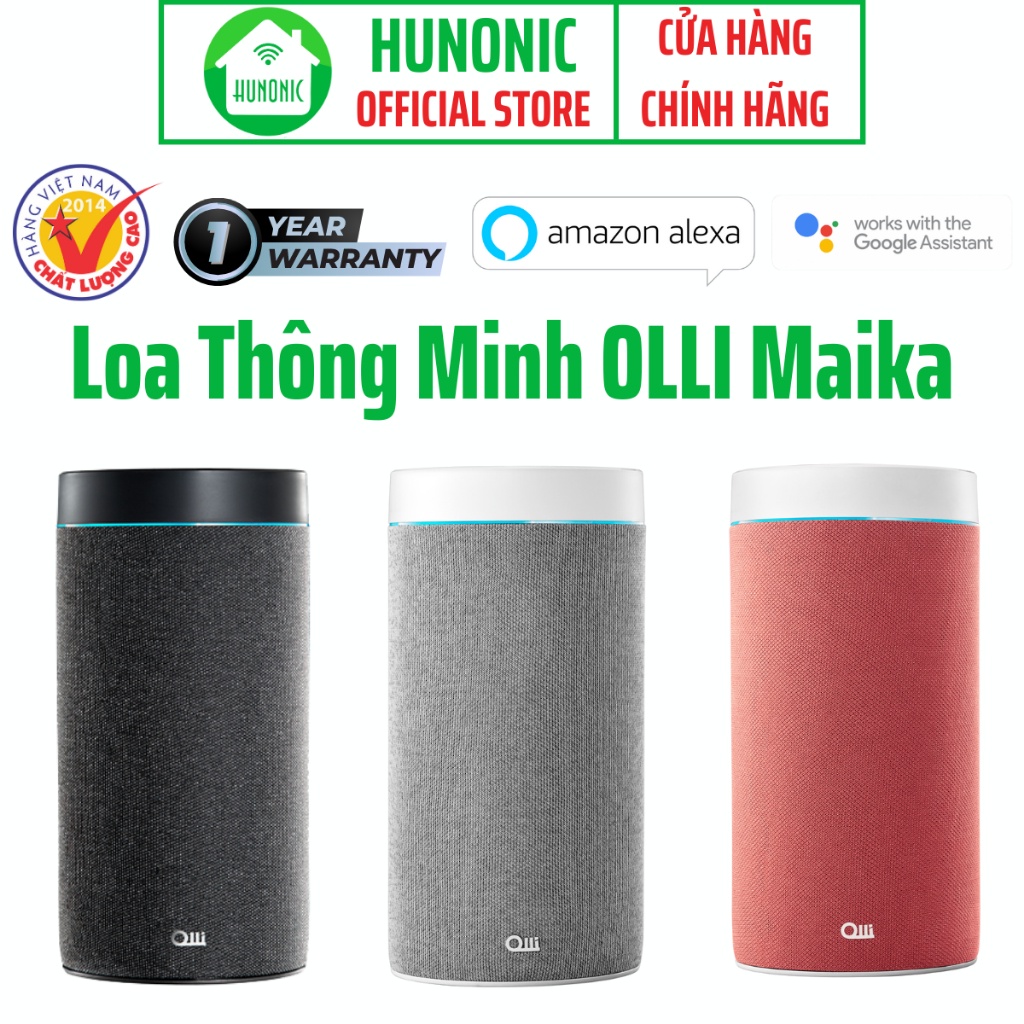 Loa thông minh OLLI Maika, Trợ lý ảo Tiếng Việt điều khiển thiết bị ...