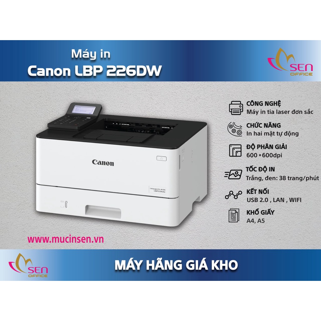Máy in Laser Canon LBP 226DW | Shopee Việt Nam