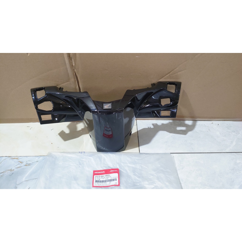 Bộ ốp sau tay lái | Gáy Air Blade 125 (2015-2019) màu Đen bóng *NHB25M ...