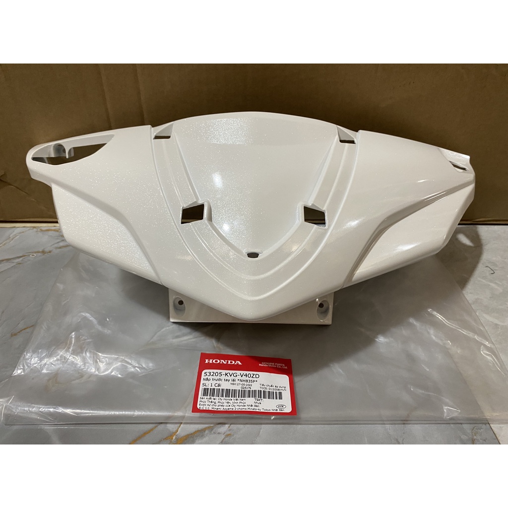 Nắp trước tay lái | Ốp đầu Air Blade 110 (Béo) 2011 màu Trắng chính ...