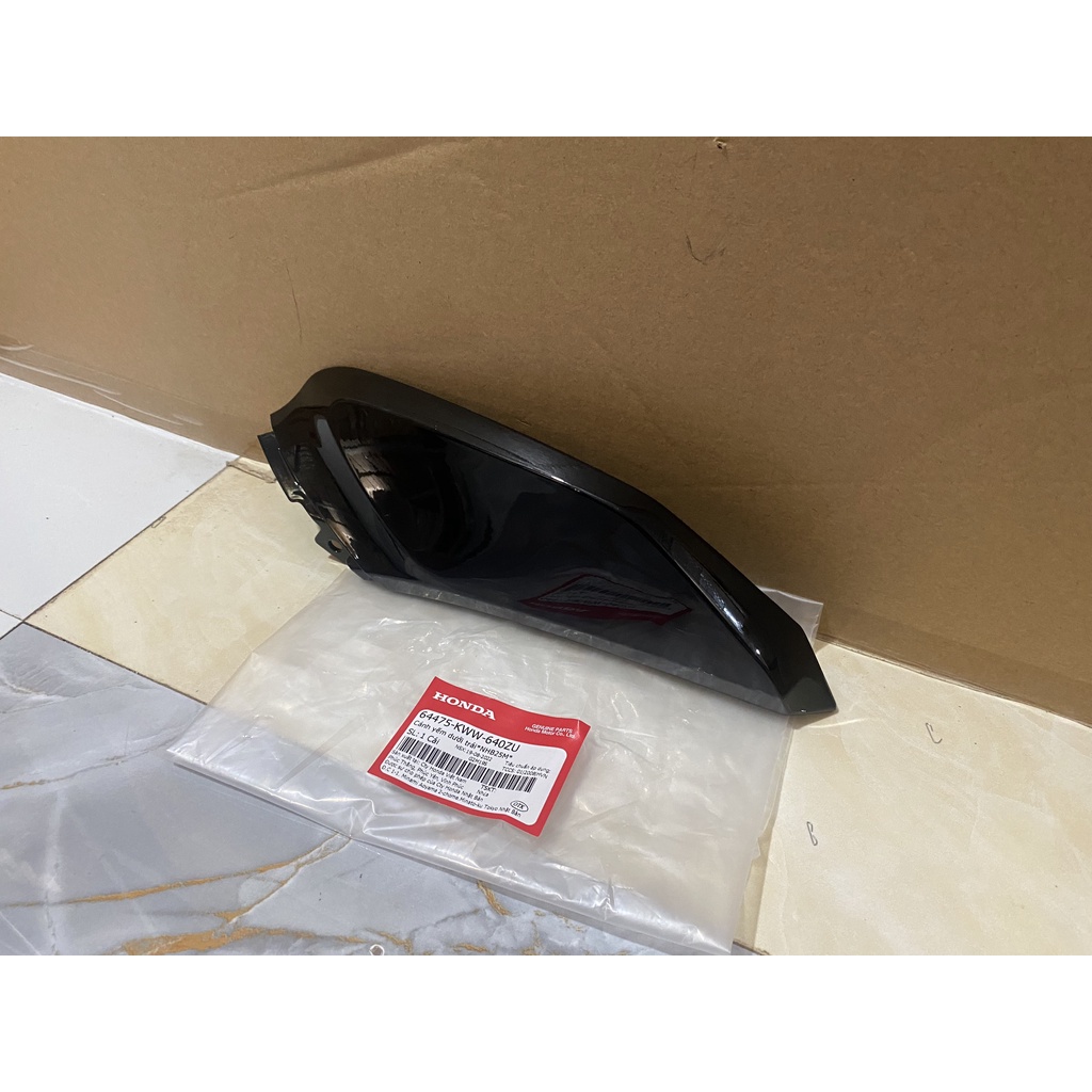 Cánh yếm dưới bên trái WAVE S110 (2013) màu Đen *NHB25M* chính hãng ...