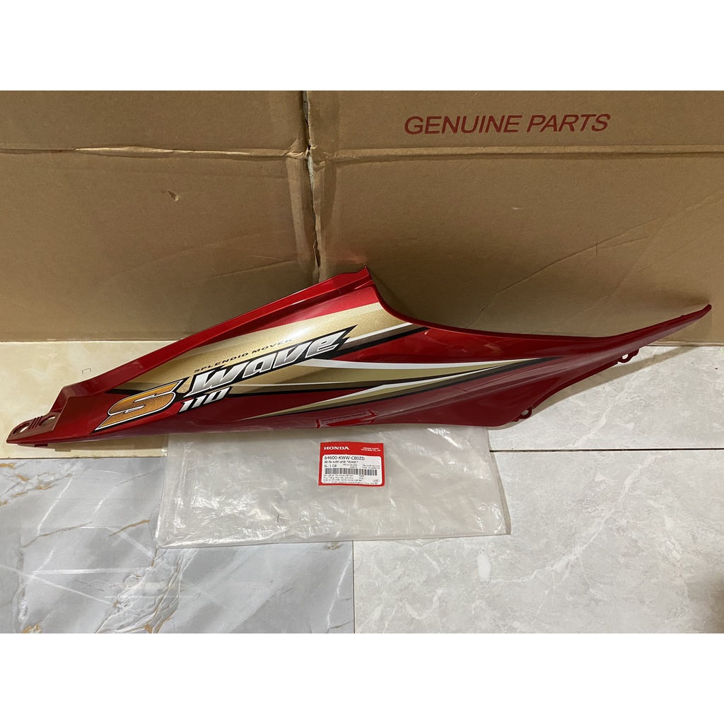 Bộ ốp sườn bên phải | Ốp thân WAVE S110 (2010) màu Đỏ *R340C* chính ...