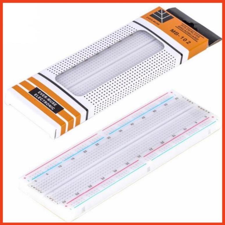 Breadboard MB-102 830 Lỗ 165x55x10mm Board test, Bo test, Bread board ...