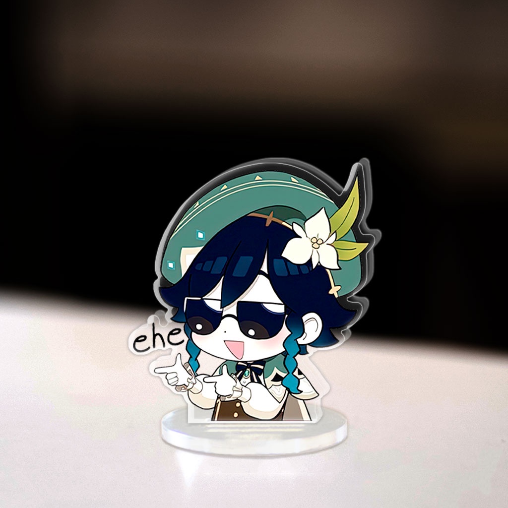 Mô hình Mini Genshin impact Standee Chibi Anime Game Nhân vật Zhongli ...