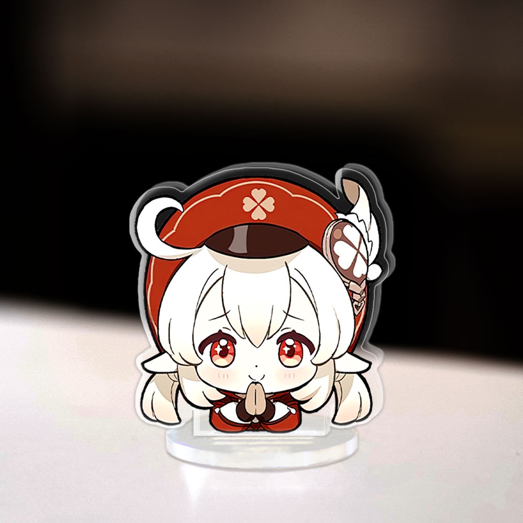 Mô hình Mini Genshin impact Standee Chibi Anime Game Nhân vật Zhongli ...