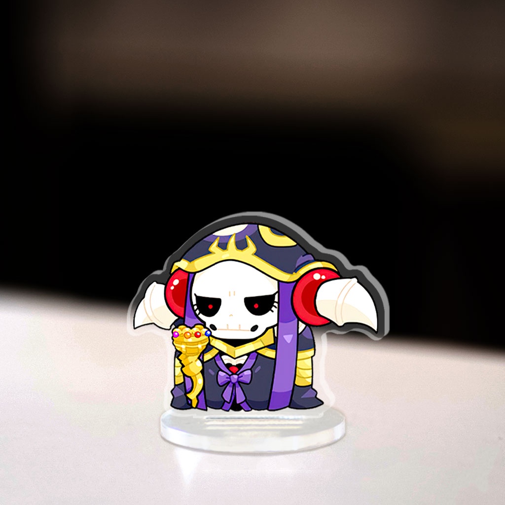 Mô hình Mini Overlord Ainz Ooal Gown Albedo Standee Chibi Anime Manga ...