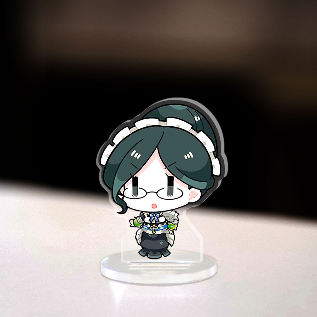 Mô hình Mini Overlord Ainz Ooal Gown Albedo Standee Chibi Anime Manga ...