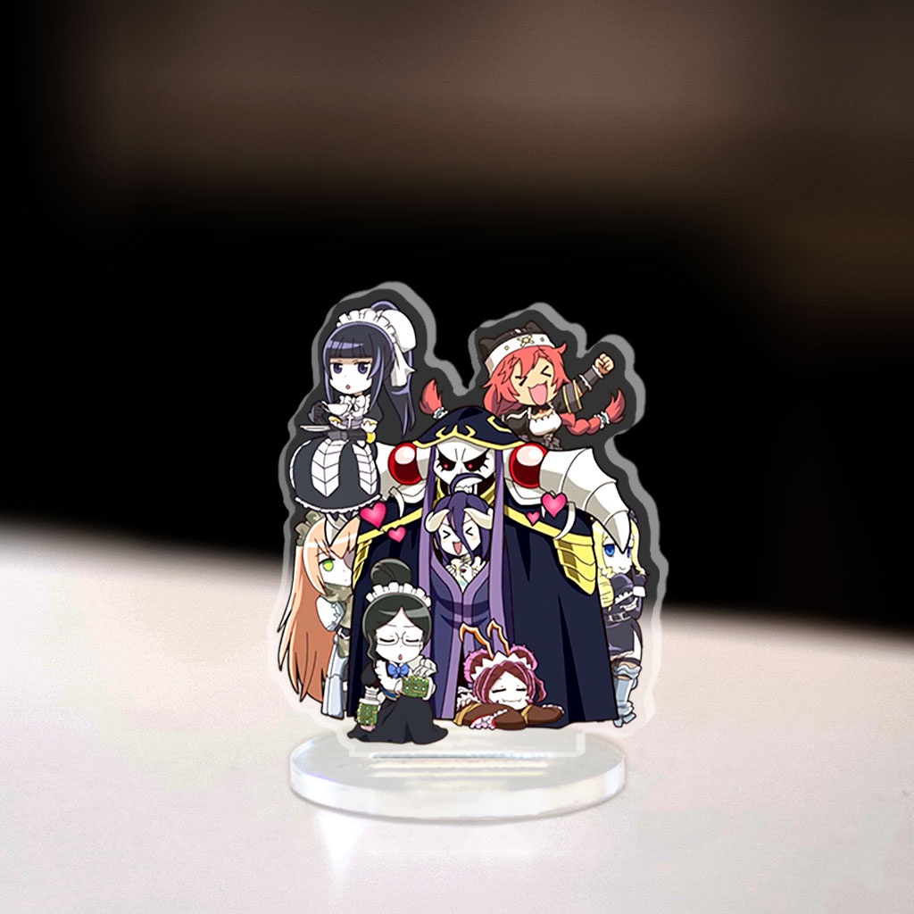 Mô hình Mini Overlord Ainz Ooal Gown Albedo Standee Chibi Anime Manga ...