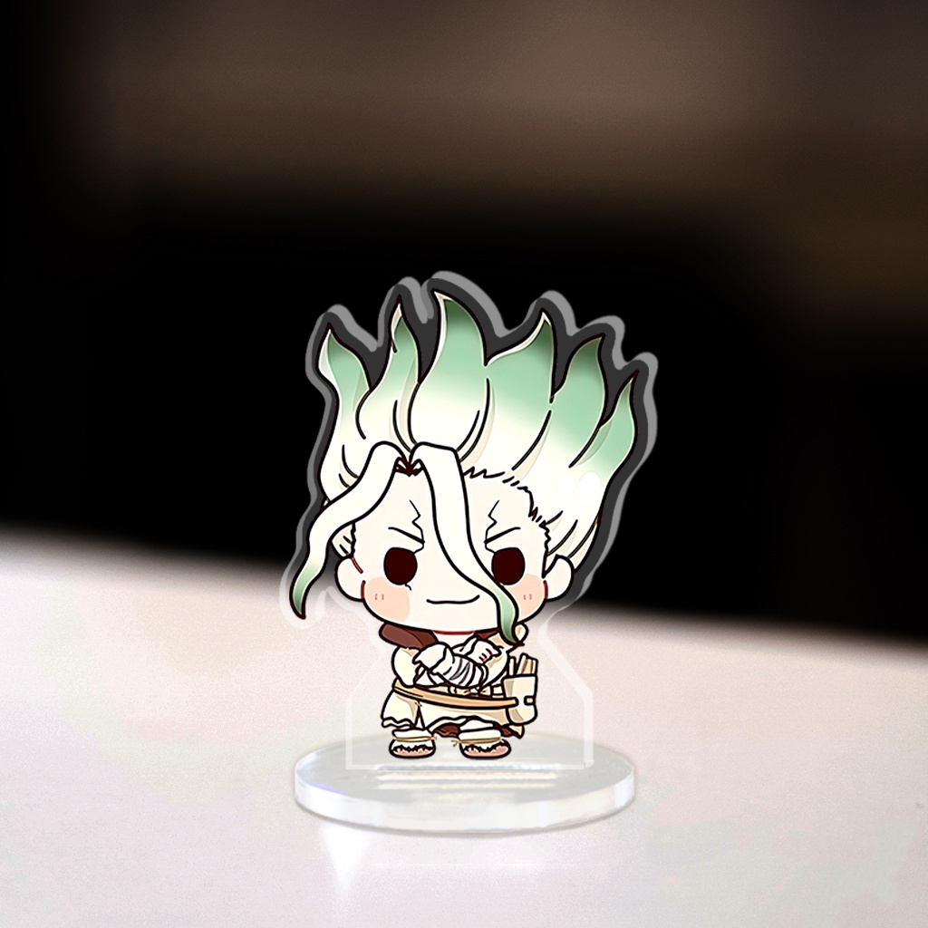 Mô hình Mini Dr.stone Senku Yuzuriha Ogawa Hyoga Chibi Anime Manga Tiến ...