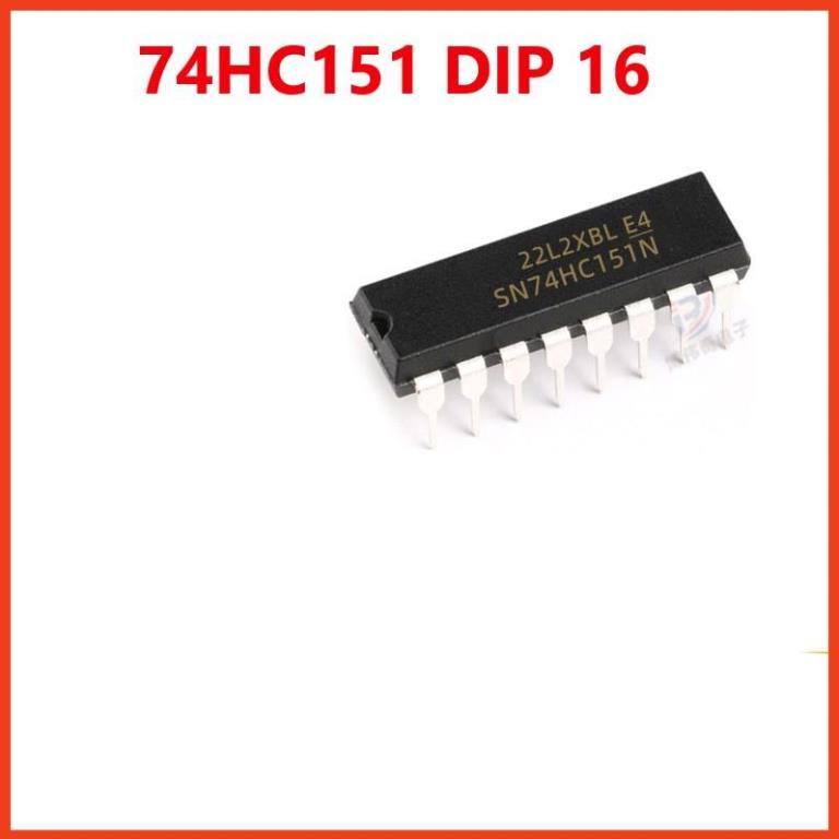 74HC151 DIP 16 chân cắm, HC151,74151 | Shopee Việt Nam