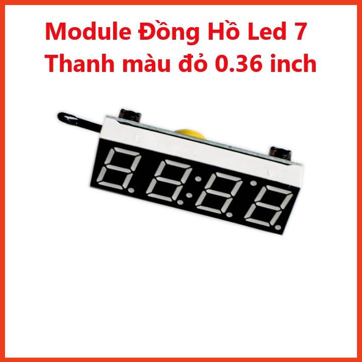 Module Đồng Hồ Led 7 Thanh màu đỏ 0.36 inch | Shopee Việt Nam
