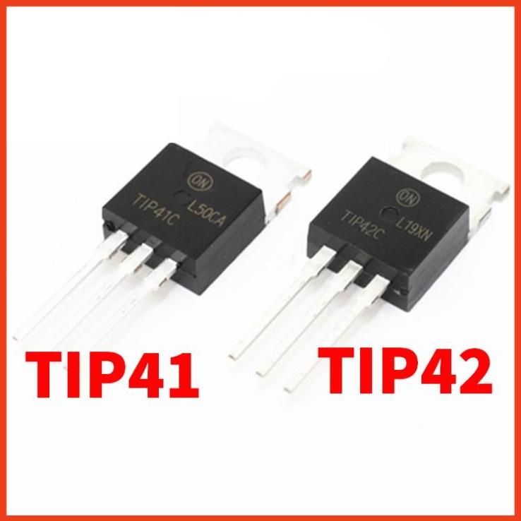 TÚi 5 Con Transistor Công Suất Npn Tip41 Tip41 6a 100v To220 Transistor Tip41c Transistor
