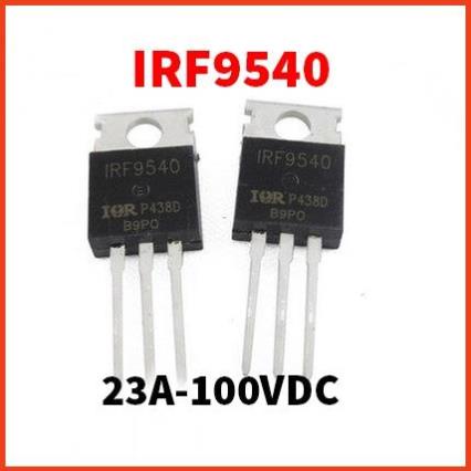 COMBO 2 CON Mosfet Kênh P IRF9540 IRF9540N 23A/100VDC TO-220 | Shopee ...
