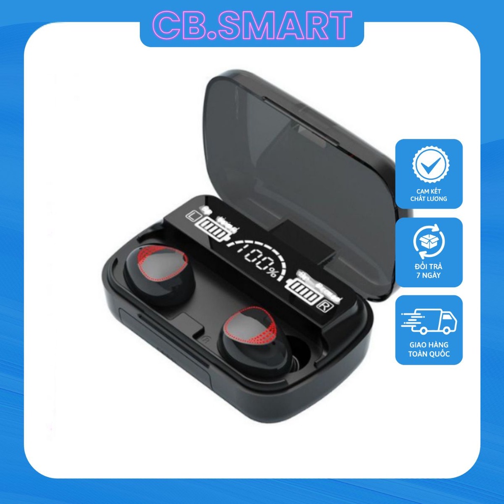 Tai nghe bluetooth M10 phiên bản pro 3500mah pin trâu, nút cảm ứng, chống nước, chống ồn ...