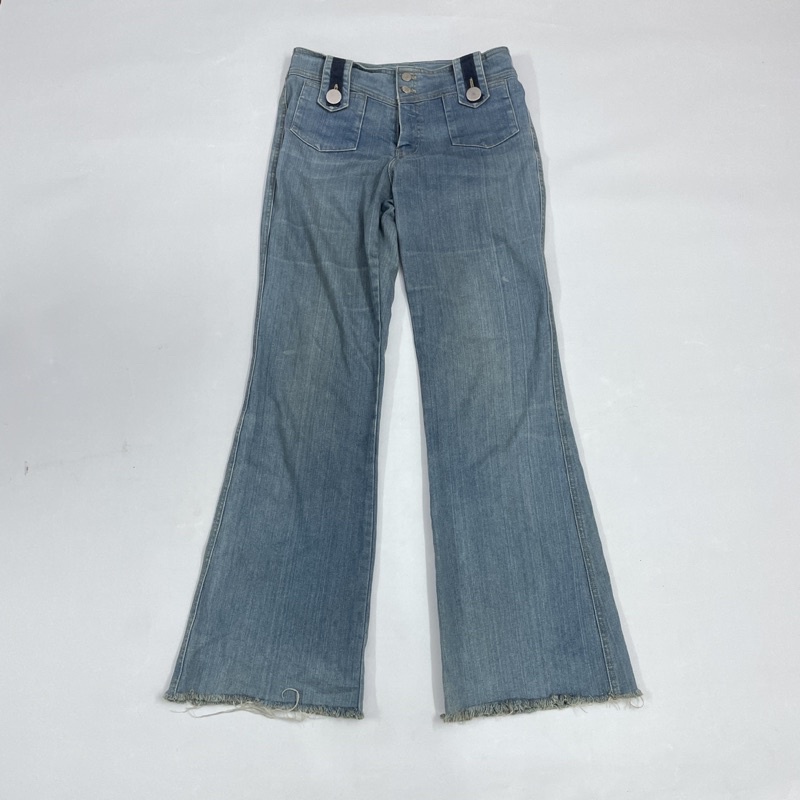 quần jean 2hand ống loe y2k | Shopee Việt Nam