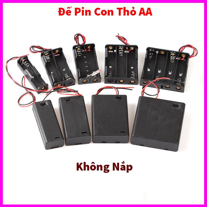 Đế Pin AA Không Nắp 1/2/3/4 Pin - Đế Pin Con Thỏ AA (Đầu Ra Nối Tiếp ...