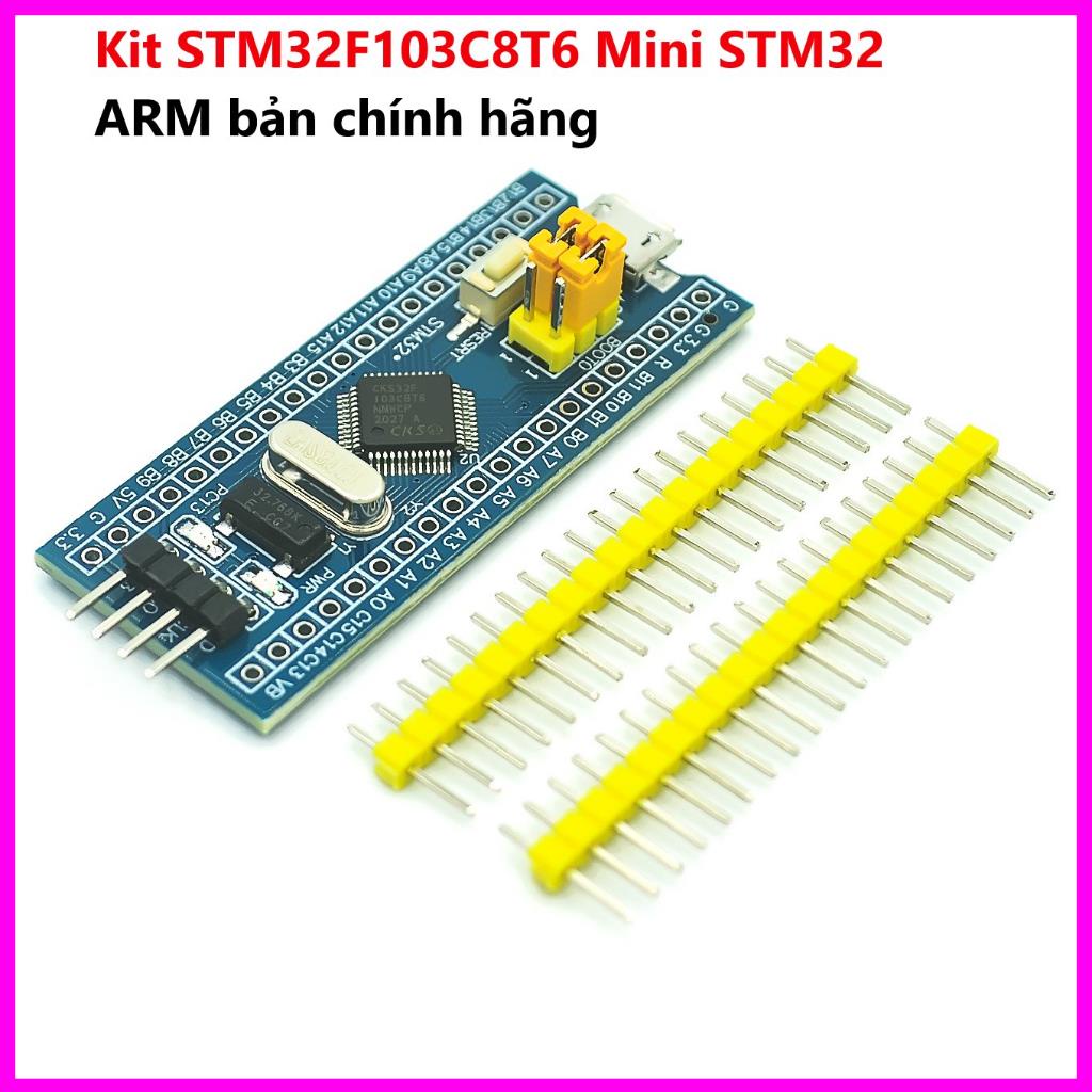 Kit STM32F103C8T6 Mini STM32 ARM chính hãng, thường, mạch nạp ST Link | Shopee Việt Nam
