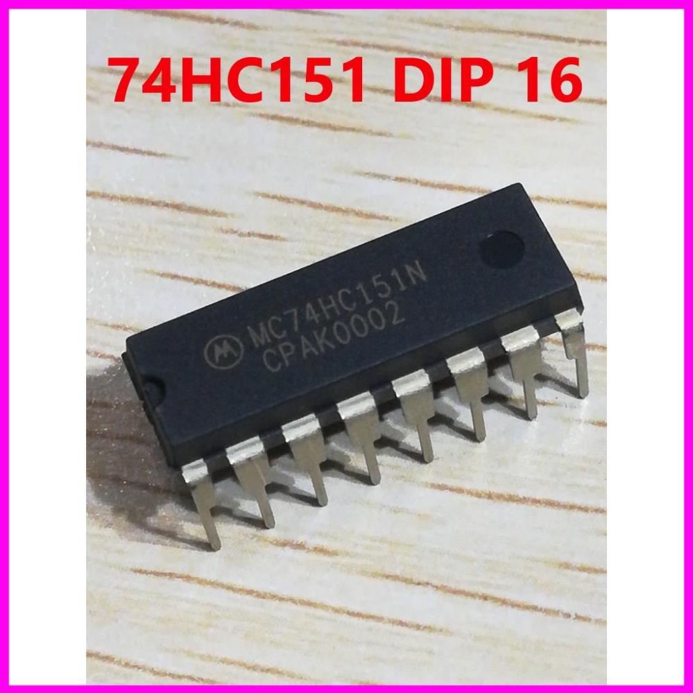 74HC151 DIP 16 chân cắm, HC151,74151 | Shopee Việt Nam