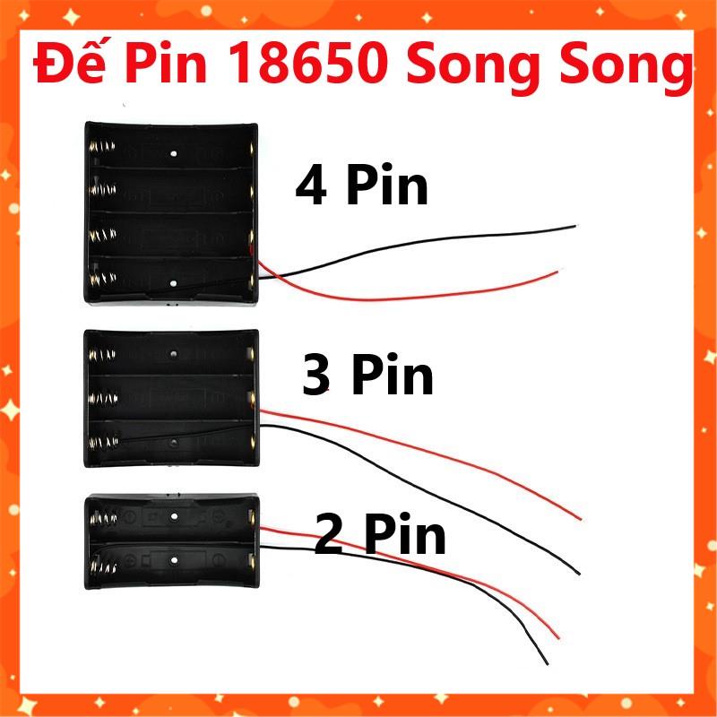 Đế Pin 18650 Song Song, Đế , 2 Pin, 3 Pin, 4 Pin, Pin Sạc Dự Phòng ...