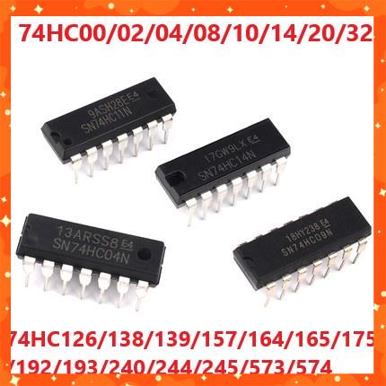 IC Số Các Loại 74HC00, 02, 04, 08, 10, 14, 20, 32, 126, 138, 139, 157, 164, 165, 175, 192, 193 ...