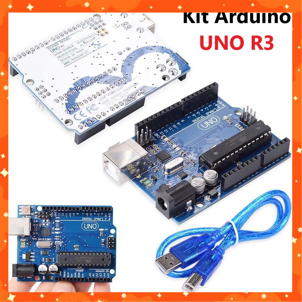 KIT Arduino Uno R3 Atmega 328P Chíp Cắm Có Kèm Dây Cáp, Kit nano, kit pro mini, kit mega2560 ...