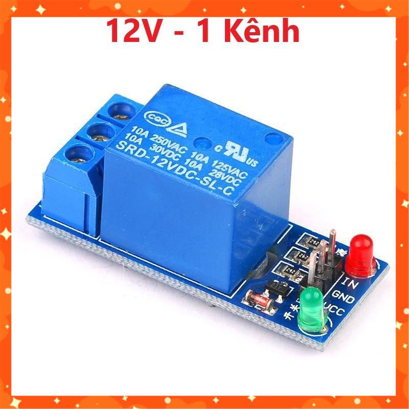Module Relay 12VDC 1 Kênh 2 Kênh - Mạch Relay 12V 1 kênh 2 Kênh, Rơ Le ...