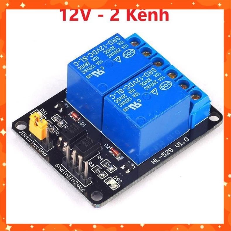 Module Relay 12VDC 1 Kênh 2 Kênh - Mạch Relay 12V 1 kênh 2 Kênh, Rơ Le ...