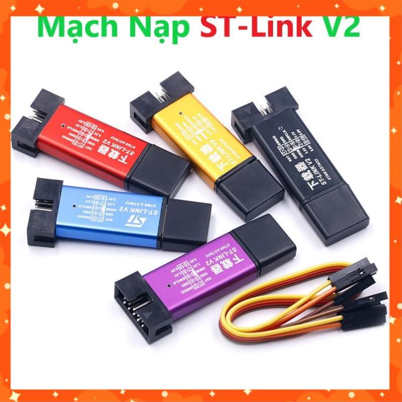 Mạch Nạp ST-Link V2 STM8 STM32 (Màu ngẫu nhiên) | Shopee Việt Nam