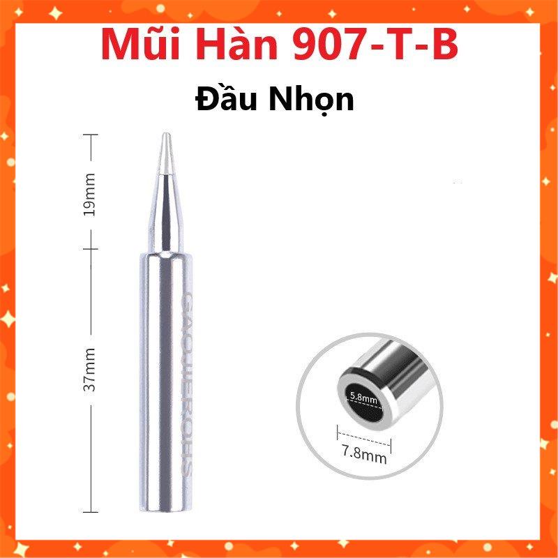 Đầu Mũi Hàn 907-T-B - Mũi Hàn Nhọn Cho Tay Hàn 907 | Shopee Việt Nam
