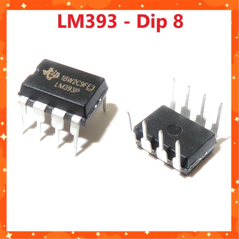 LM393 Dip 8 IC So Sánh Điện Áp 393, LM358, LM324 chân cắm | Shopee Việt Nam